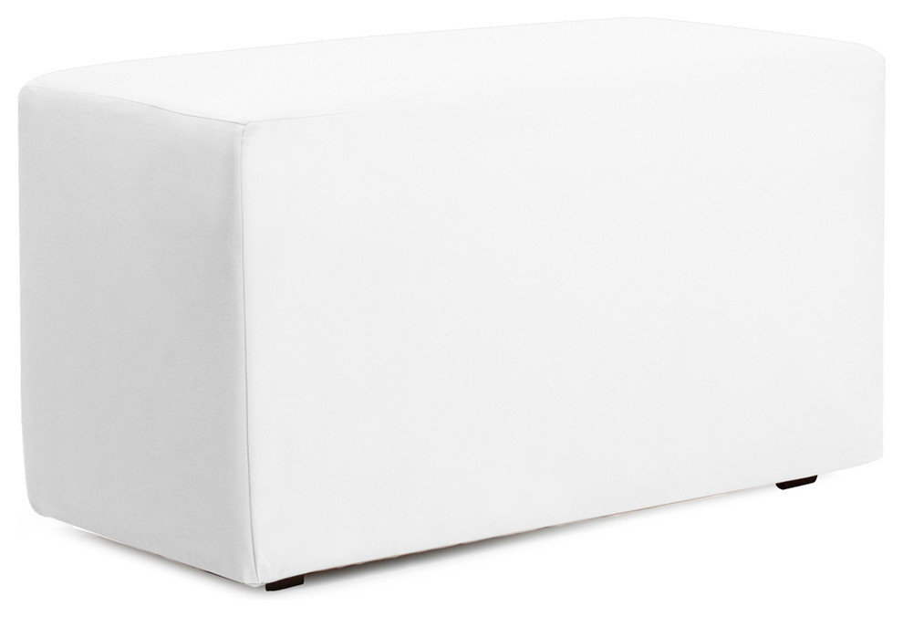 Atlantis White Universal Bench Cover, 36"x18"x20" - Contemporary ...