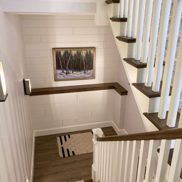 75 Beautiful Staircase with Tongue and Groove Walls Ideas and Designs ...