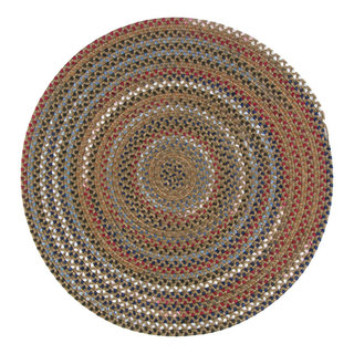 Colonial Mills Wayland Round Braided Rug, 3X3 - Contemporary - Area ...