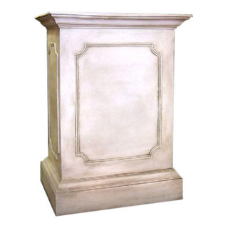 Rectangular Pedestal, Pedestal Sculpture - Traditional - Garden Statues ...