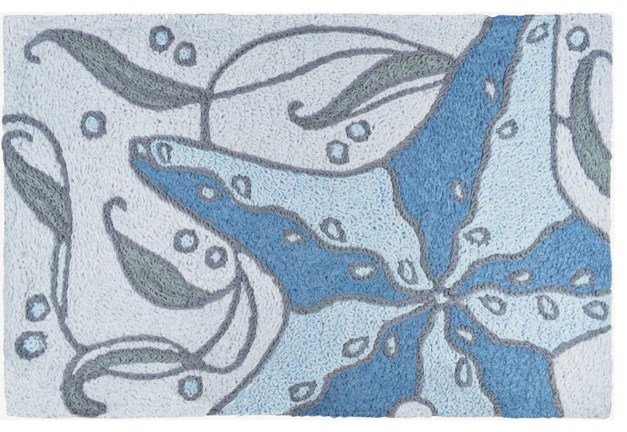 JellyBean Accent Rug Floating Starfish - Beach Style - Area Rugs - by ...