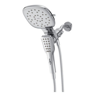 Moen Verso 16in Chrome 2-in-1 Square Shower Combo with Infiniti Dial ...