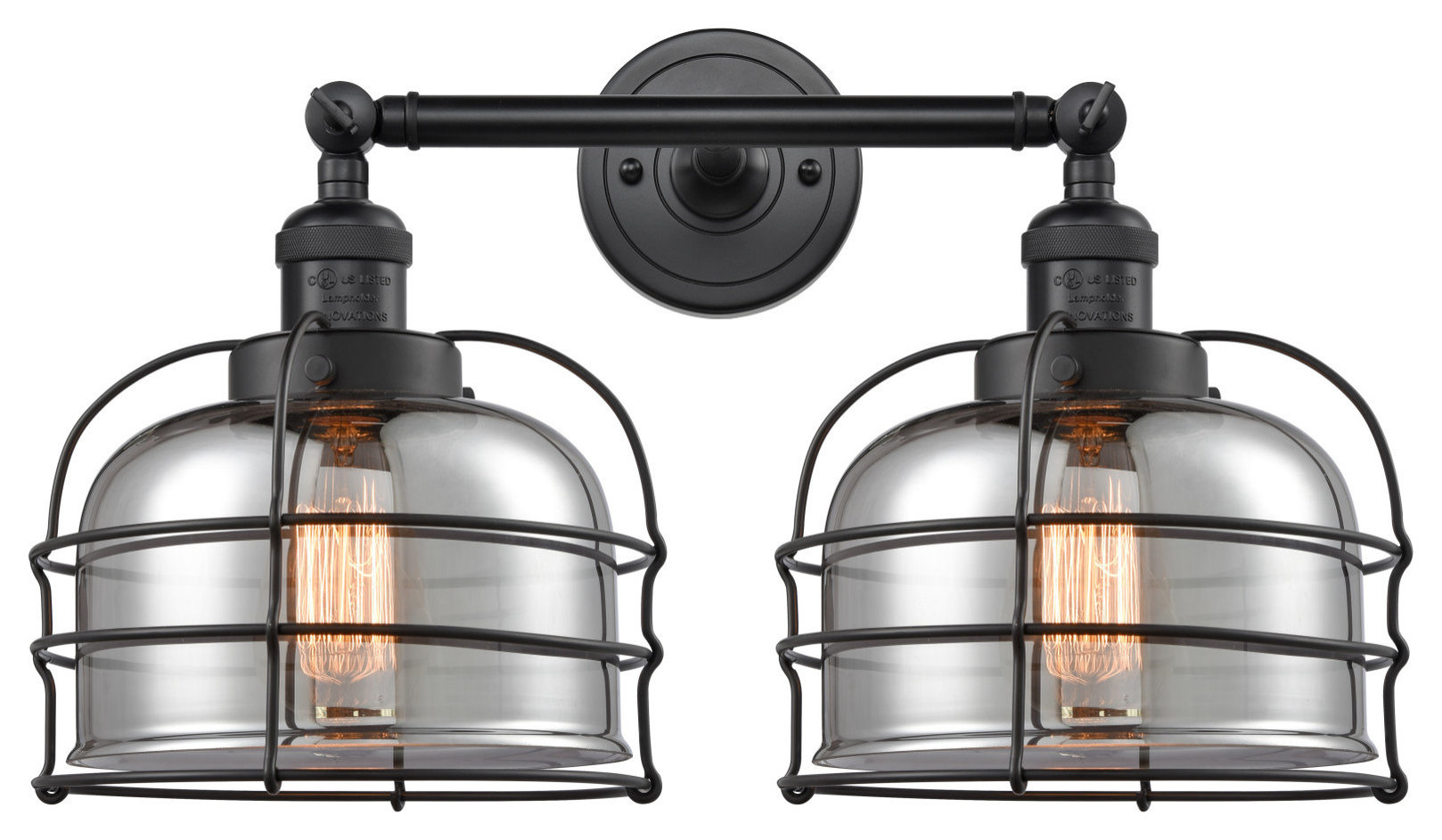 Innovations Lighting 208 Large Bell Cage Large Bell Cage 2 Light ...