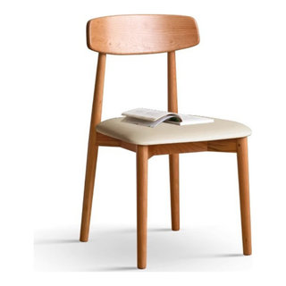 Cherry Wood Dining Chair, Set of 2 - Modern - Dining Chairs - by ...