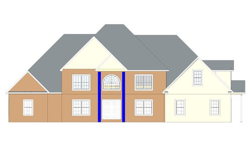 Bay windows on first floor