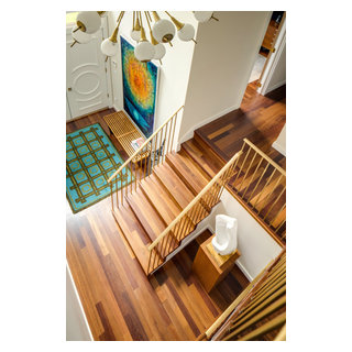 Staircase - Mid-Century Modern Makeover - Midcentury - Staircase - New ...