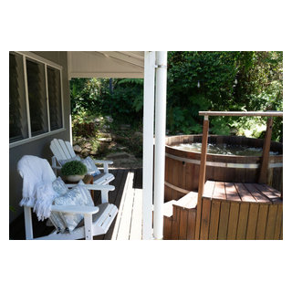 Patonga Beach Luxury Beach House - Eclectic - Terrace - Central Coast ...