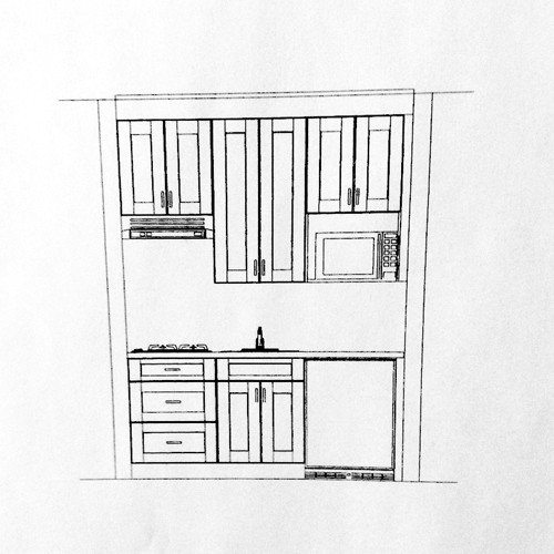 Need help with tiny strip kitchen in NYC studio apt