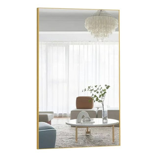 Modern Full Length Wall Mirror with Aluminum Frame and Explosion Proof ...