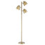 Stylish Metal Based Aged Brass 3-Light Floor Lamp - Contemporary ...