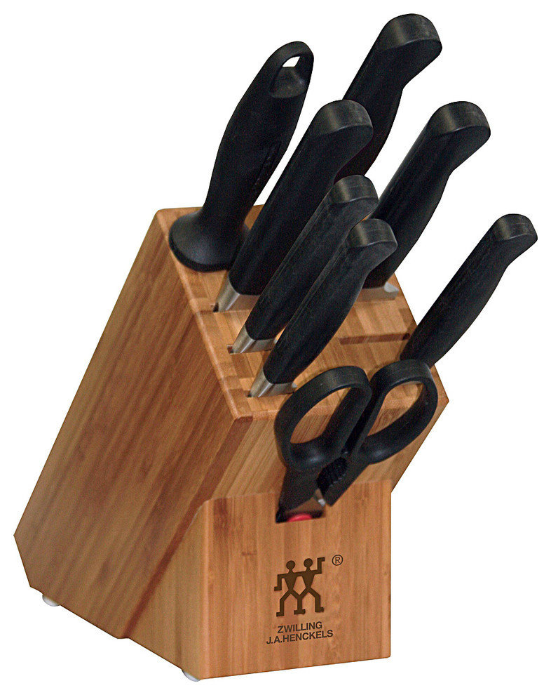 Zwilling J.A. Henckels Twin Pure 9 Piece Knife Block Set - Contemporary ...
