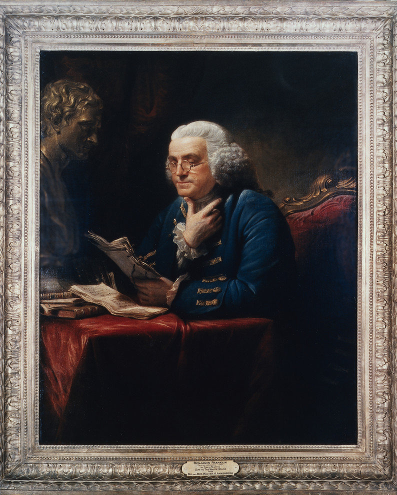Benjamin Franklin Print, 16" x 24" - Contemporary - Prints And Posters ...