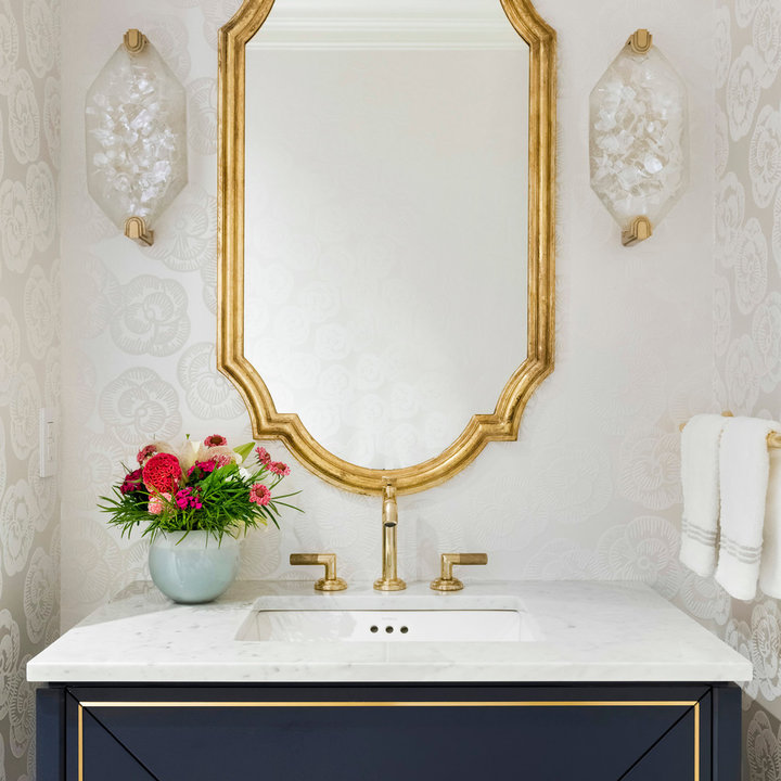 75 Beautiful Traditional Powder Room Ideas & Designs - June 2024 | Houzz AU
