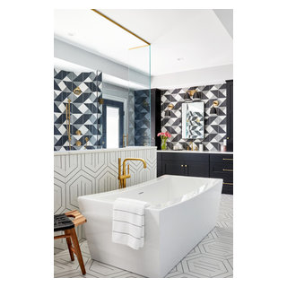 Erin & Todd's primary bathroom - Transitional - Bathroom - Chicago - by ...