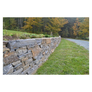 Cornish Retaining Wall - Traditional - Burlington - by Old Goat Masonry ...