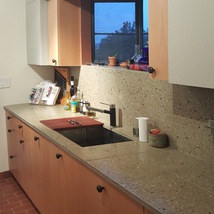 75 Beautiful Kitchen with Terrazzo Benchtops Ideas & Designs - June ...