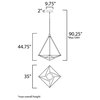 Spire LED Pendant - Modern - Pendant Lighting - by Buildcom | Houzz