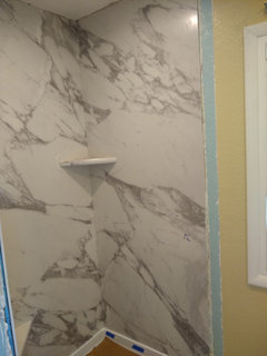 Flexstone/Sentrel panels - calacatta white pictures