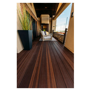 Dream Deck -- Envision Distinction Rustic Walnut composite deck ...