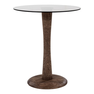 Round Pedestal Side Table, By-Boo Boogie - Transitional - Side Tables ...