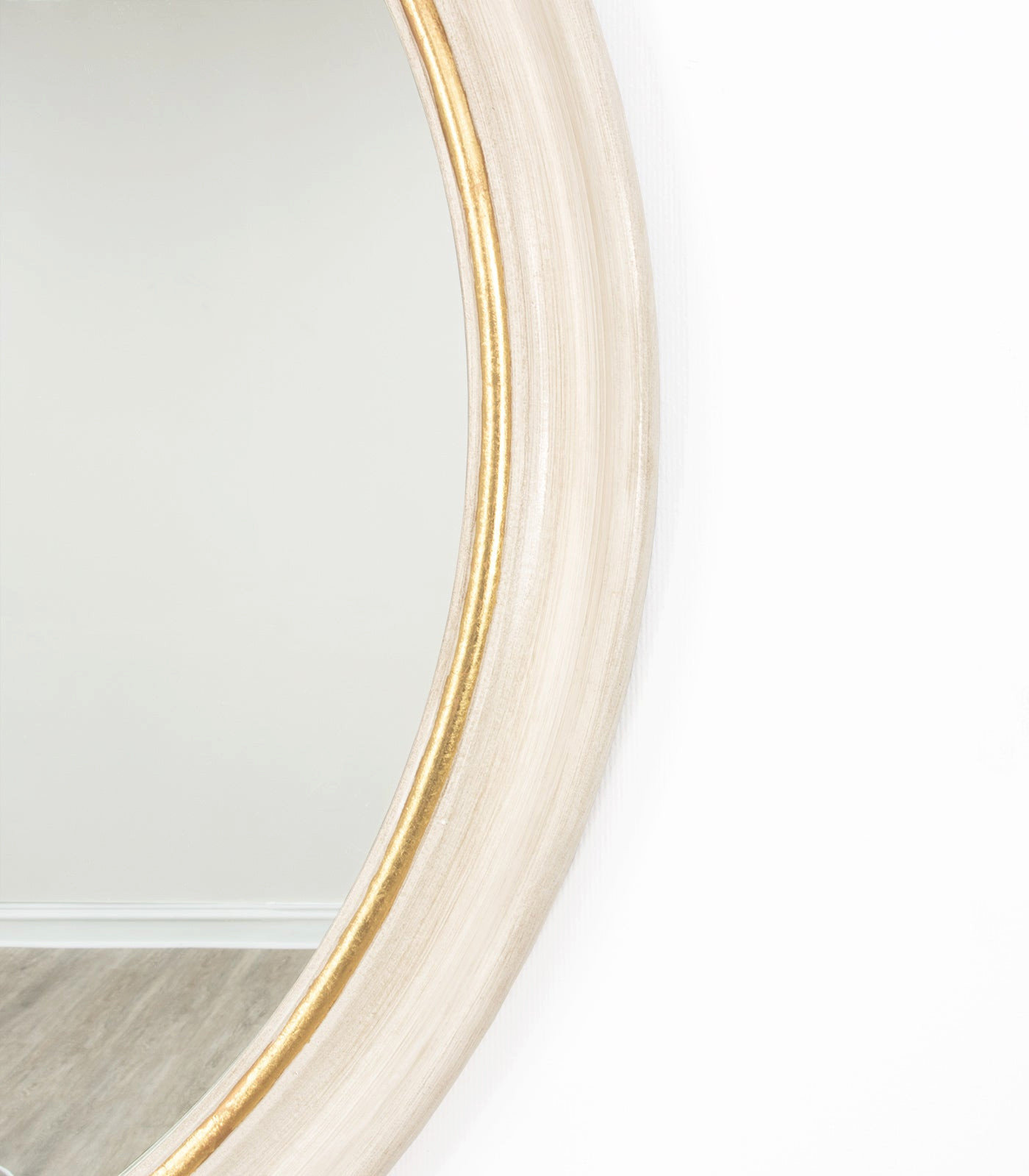 Arena Black and Gold Round Mirror - Transitional - Wall Mirrors - by ...
