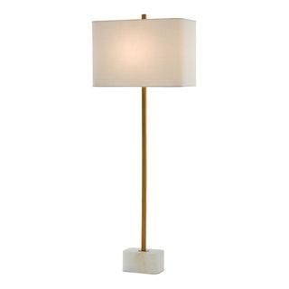 40" Felix Table Lamp in Natural and Antique Brass, 15.000 ...