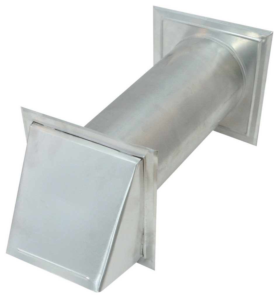 Air King WC4NS 4" Round Aluminum Wall Cap - Heating And Cooling - by ...