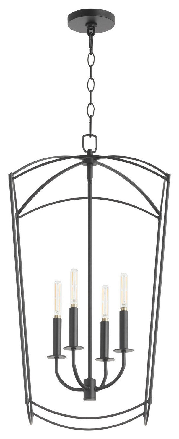 Mantle Transitional Entry, Matte Black - Transitional - Pendant ...