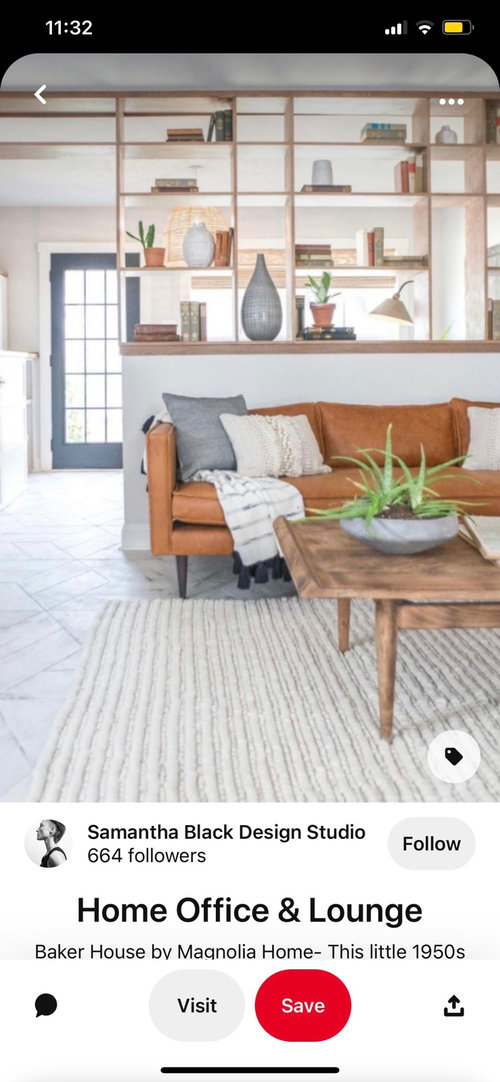 Half wall to define entryway?