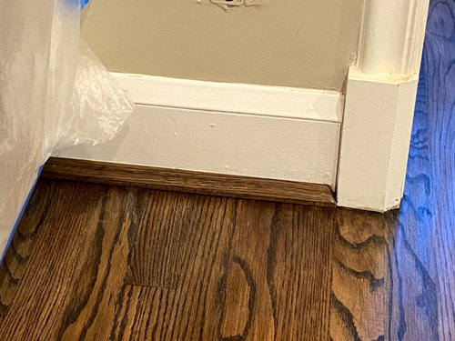 Ogee Shoe Molding - How to cut where it meets door frame plinth