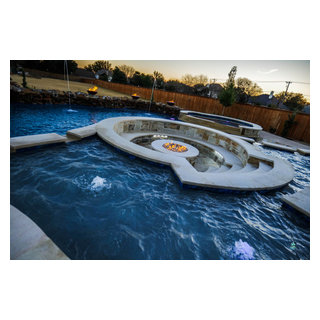 Selah Pools | 2021 Build of the Year - Rustic - Pool - Dallas - by ...