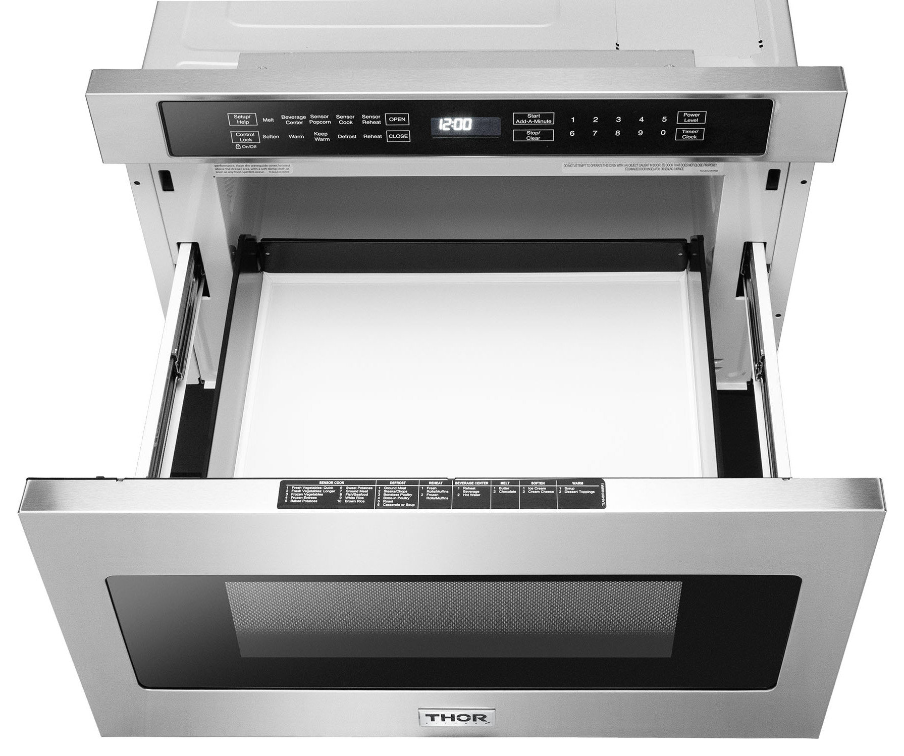 Thor Kitchen TMD2401 24"W 1.2 Cu. Ft. Microwave Drawer - Microwave ...
