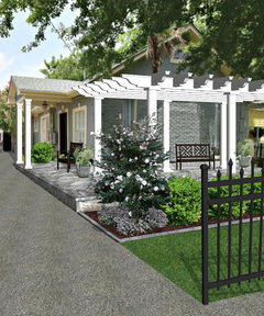 Curb appeal for a sideways house.