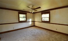 Backwards House. Walkout Basement in Front of House