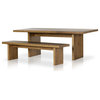 Eaton Dining Table-Amber Oak Resin - Transitional - Dining Tables - by ...