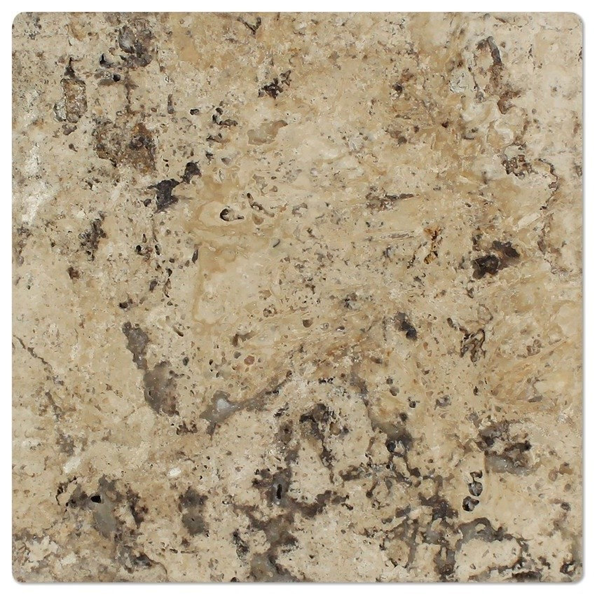 12 X 12 Philadelphia Travertine Tumbled Field Tile - Traditional - Wall ...