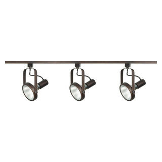 Nuvo Lighting 3-Light PAR30, Gimbal Ring Track Kit, Russet Bronze ...