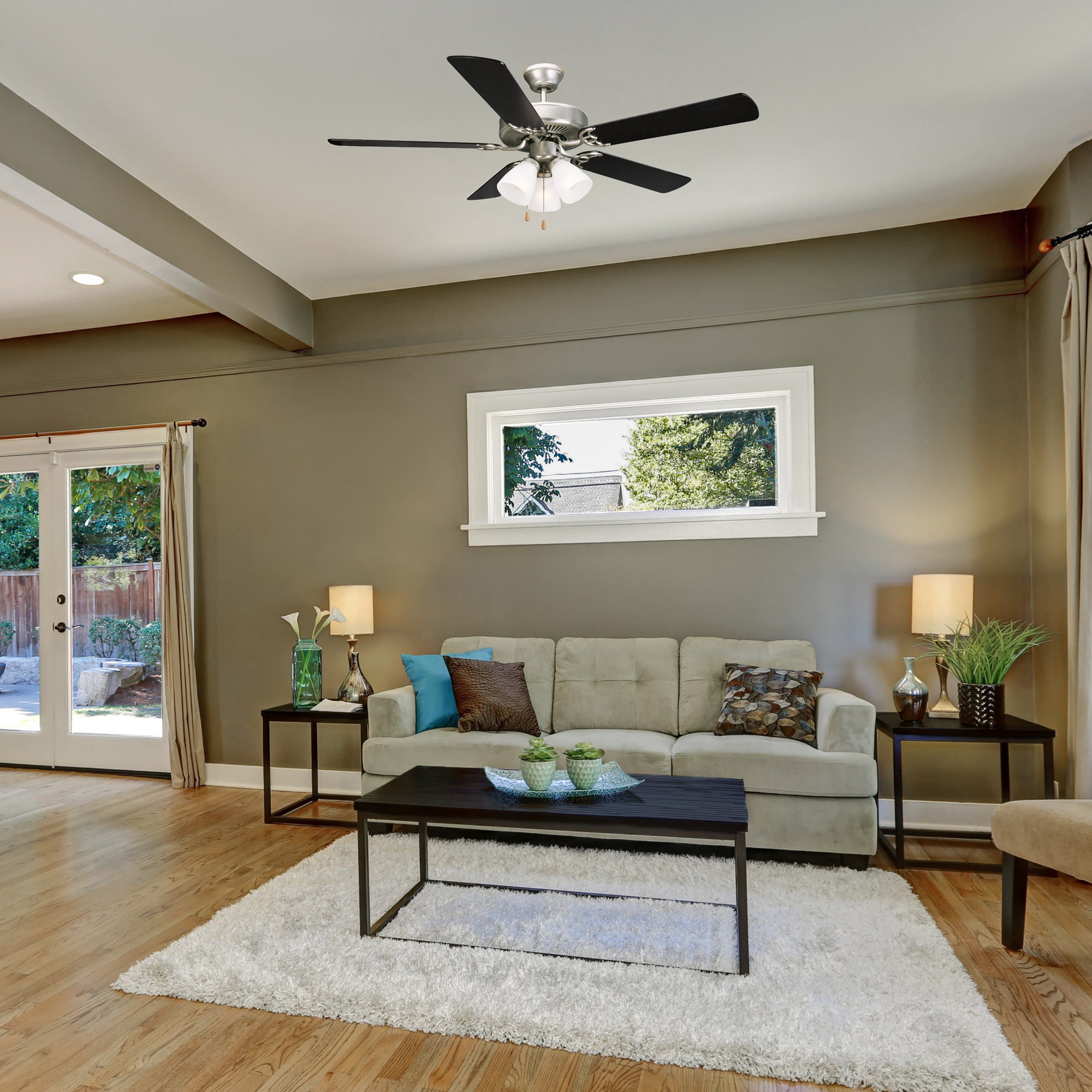 Design House 157370 Millbridge 52" 5 Blade LED Indoor Ceiling Fan ...