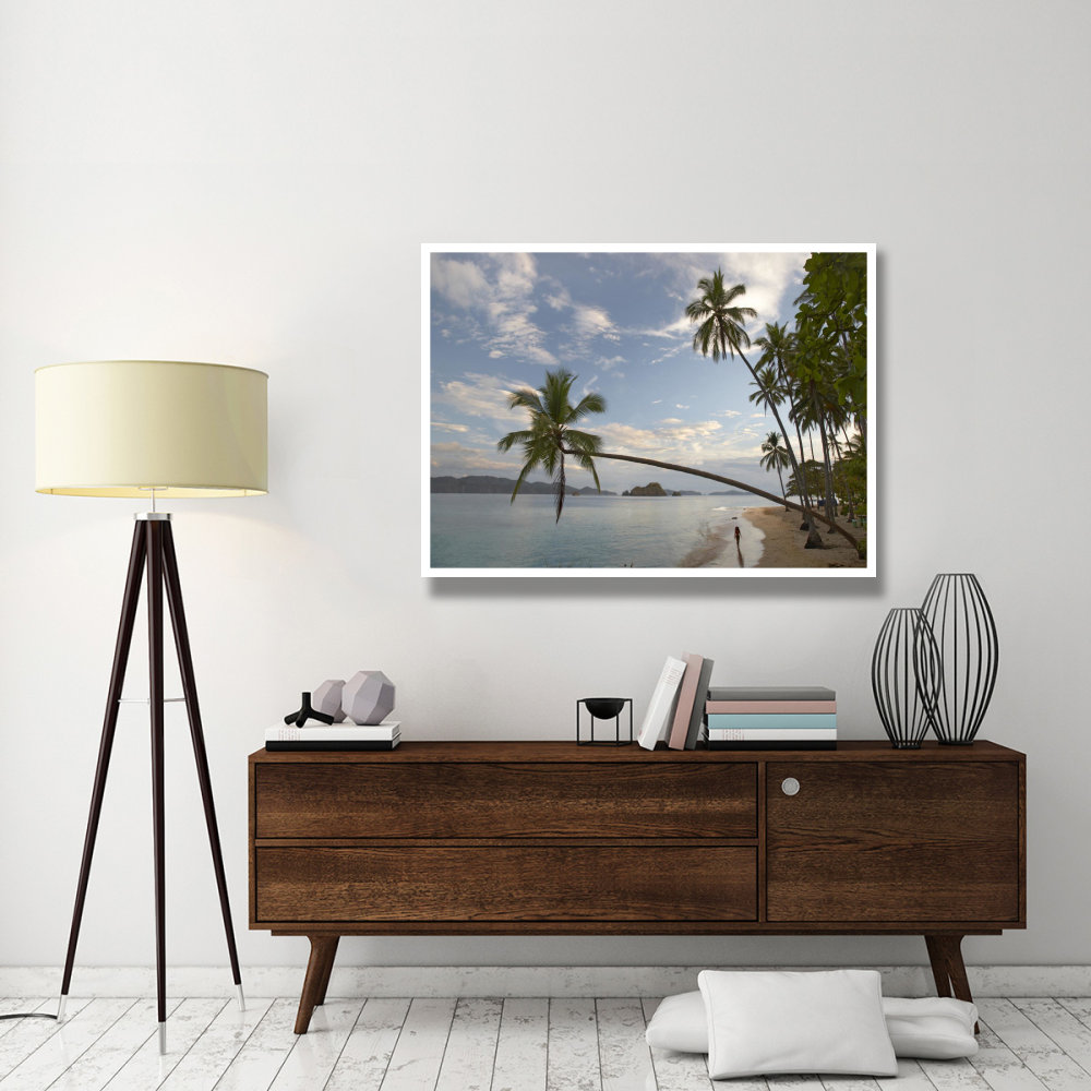 "Tourist walking along beach, Tortuga Island, Costa Rica" Paper Art, 18 ...