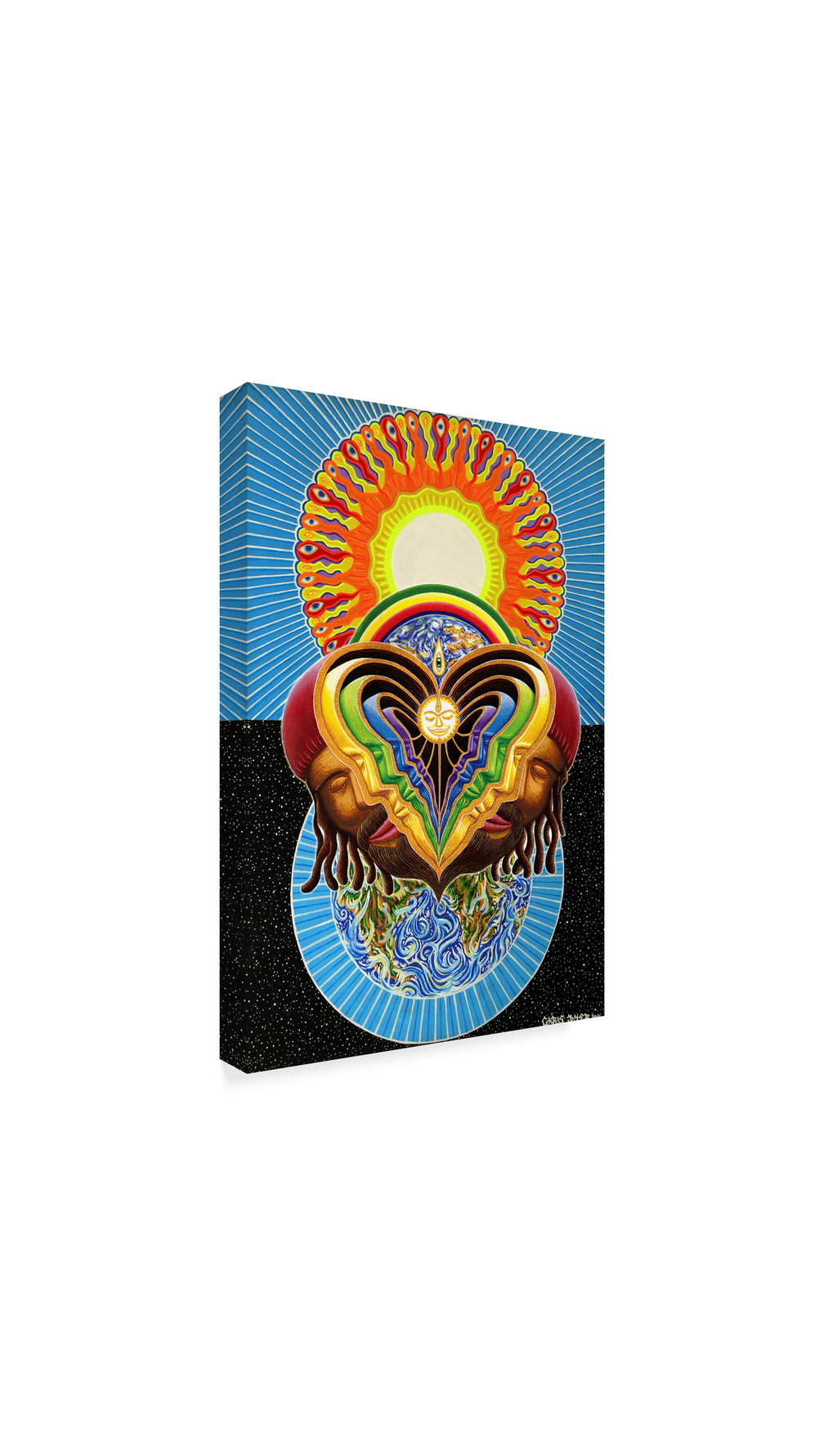 Chris Dyer 'Peeling Bodies Fusion' Canvas Art, 30"x47" - Contemporary ...