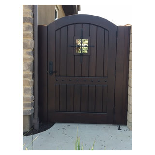 Tuscan Style Custom Gates by Garden Passages - Mediterranean - Orange ...