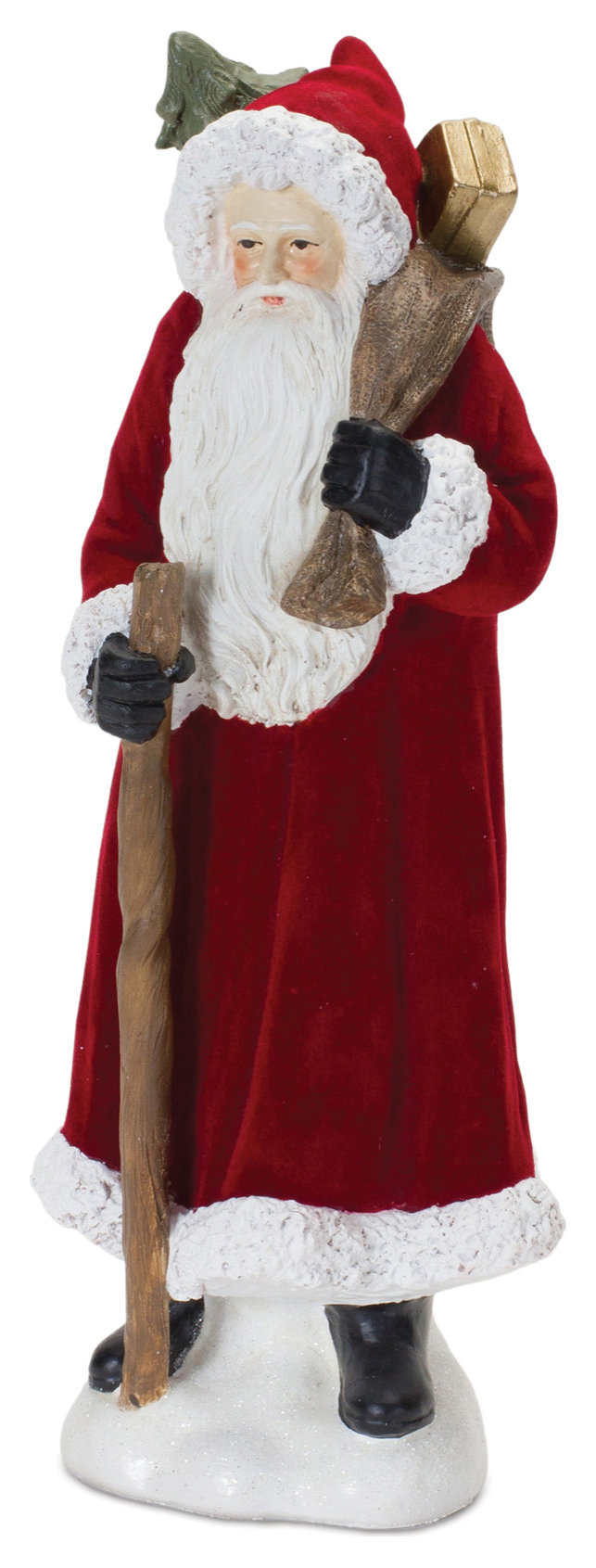 Santa (2 Asst) 12"H Resin - Rustic - Holiday Accents And Figurines - by ...