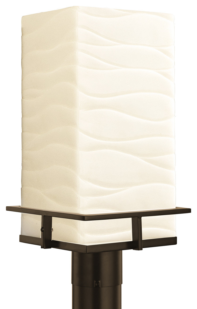 Avalon LED Post Light, Outdoor, Dark Bronze - Transitional - Post ...
