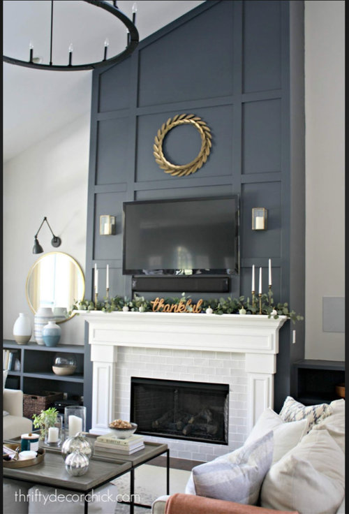 Masonite or MDF on textured walls