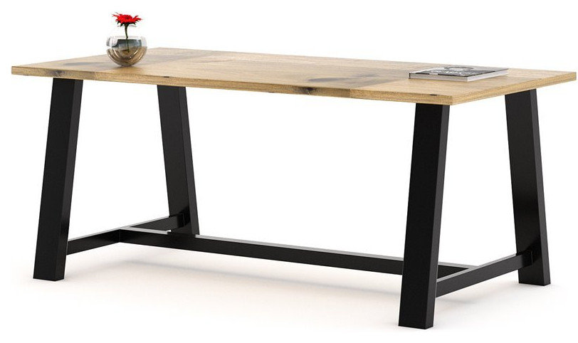 KFI Midtown 3' x 6' Wood Top Counter Height Conference Table in ...