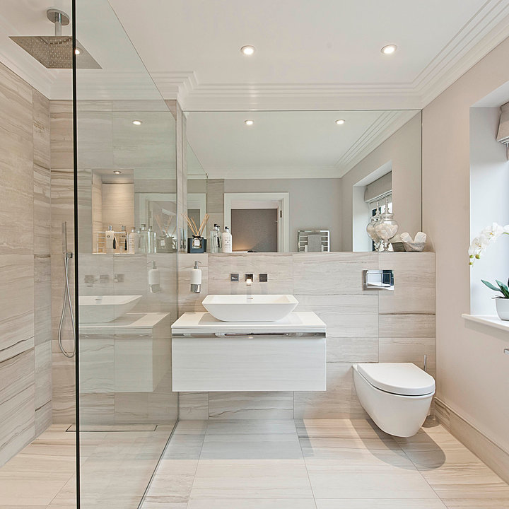75 Beautiful Bathroom Nib Wall Home Design Ideas & Designs | Houzz AU