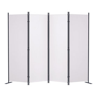VEVOR Room Divider 4-Panel Folding Privacy Screen 88.2"x11.8"x67.3 ...