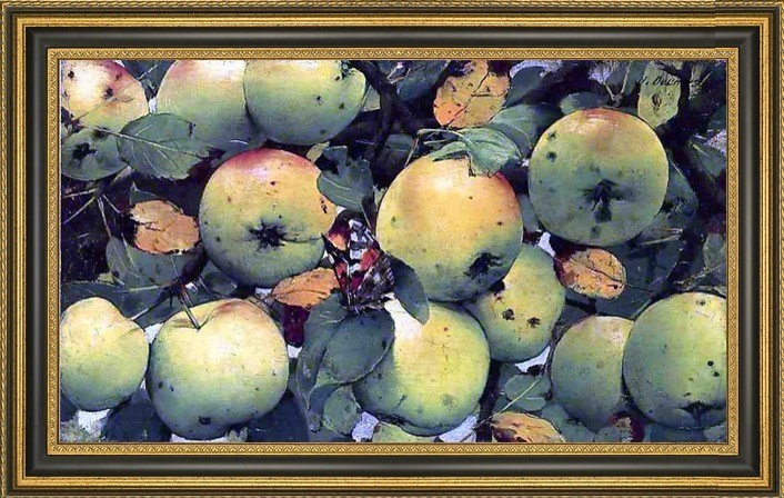 Joseph Decker the Red Admiral Framed Premium Canvas Print, 16"x24" - Traditional - Prints And ...