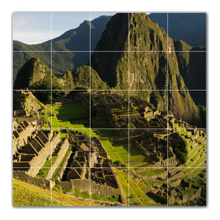 Famous Places Ceramic Tile Wall Mural HZ500546, 30" Wide x 30" High ...