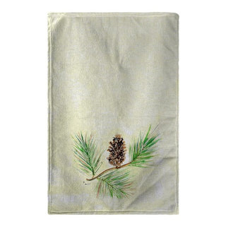 Betsy Drake Pinecone Beach Towel, One Size - Rustic - Beach Towels - by ...